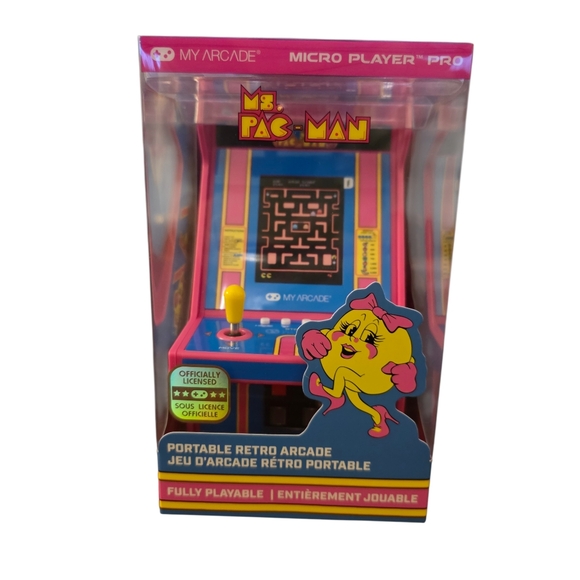 Arcade | Video Games & Consoles | Arcade Ms Pacman Micro Player Pink ...